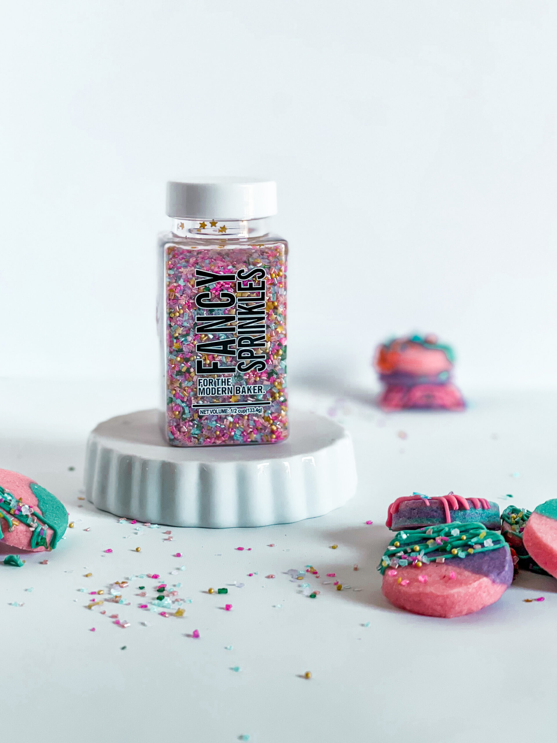 Groovy Colorful Sugar Cookies - The Frosted Kitchen