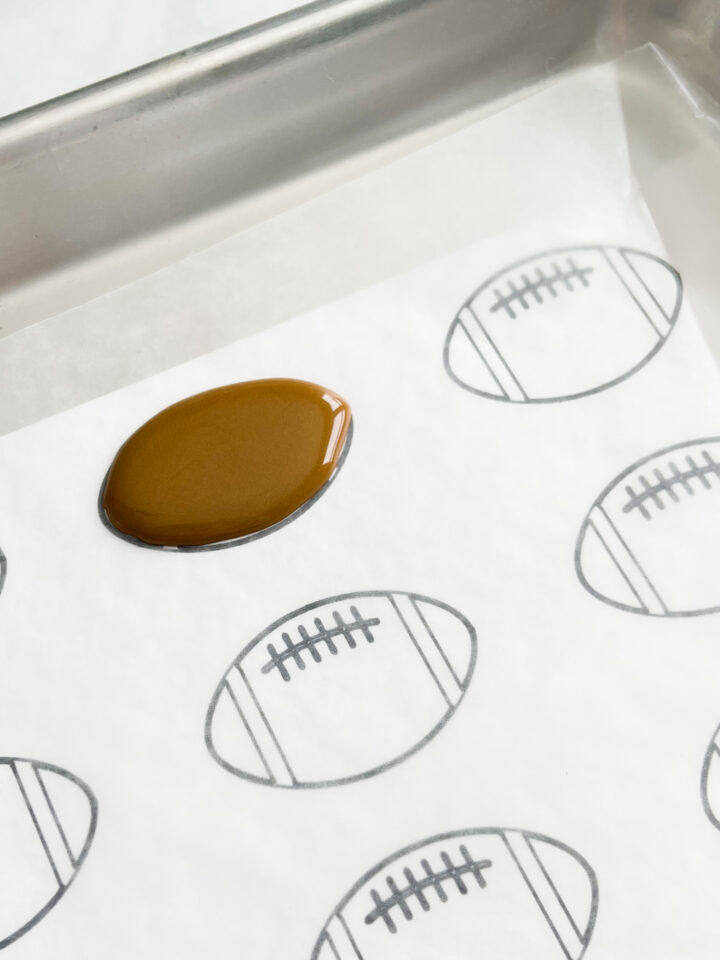 Football Sugar Cookies - The Frosted Kitchen