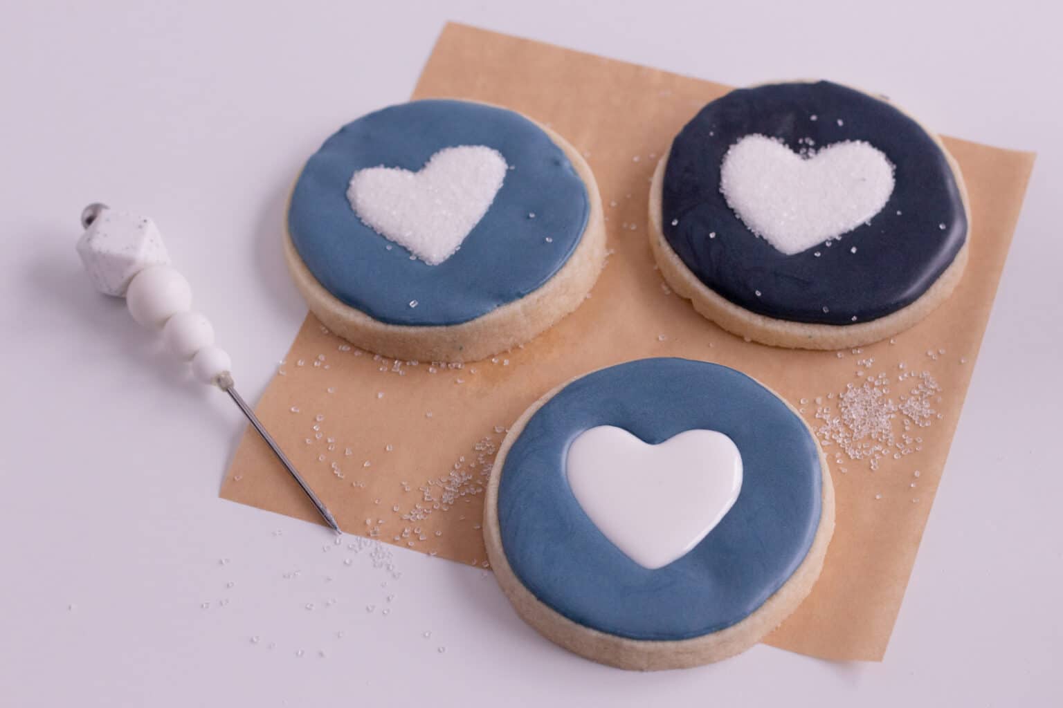 How to Add Sprinkles and Sanding Sugar to Cookies - The Frosted Kitchen