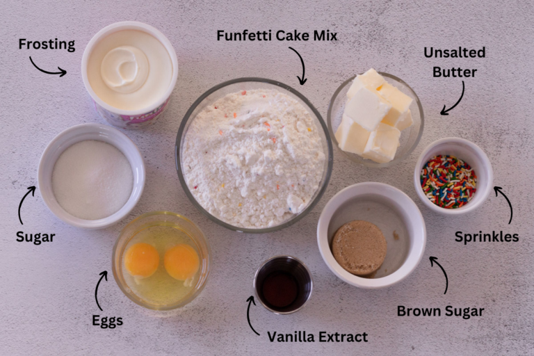 Easy Funfetti Cake Mix Bar Cookie Recipe