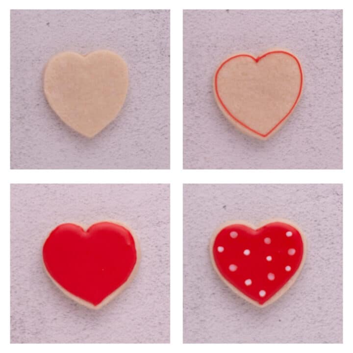 Valentine's Day Heart Cookie Decorating Ideas (Royal Icing) - The ...