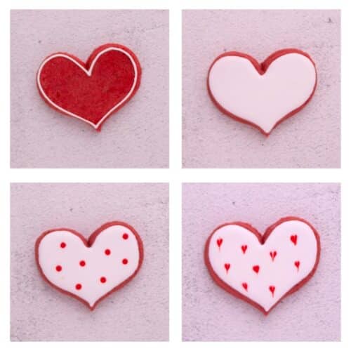 Valentine's Day Heart Cookie Decorating Ideas (Royal Icing) - The ...